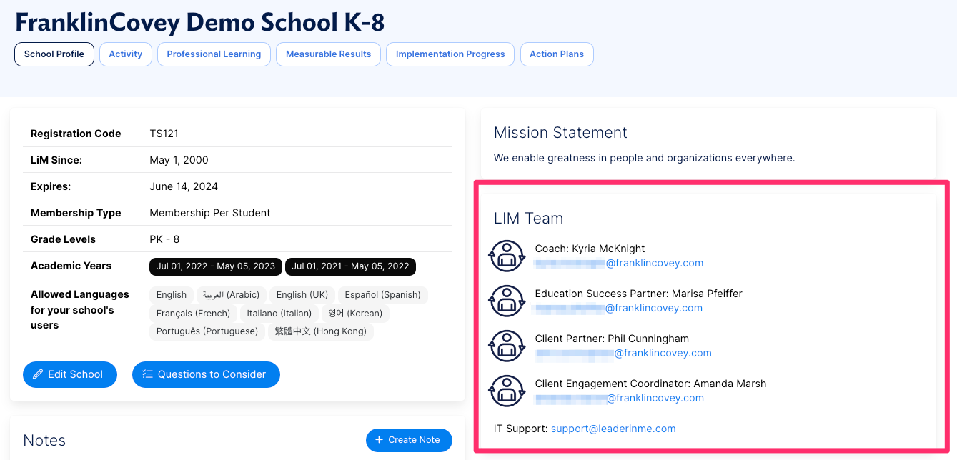 The Roles of the Members on Your Leader in Me Team – FranklinCovey ...